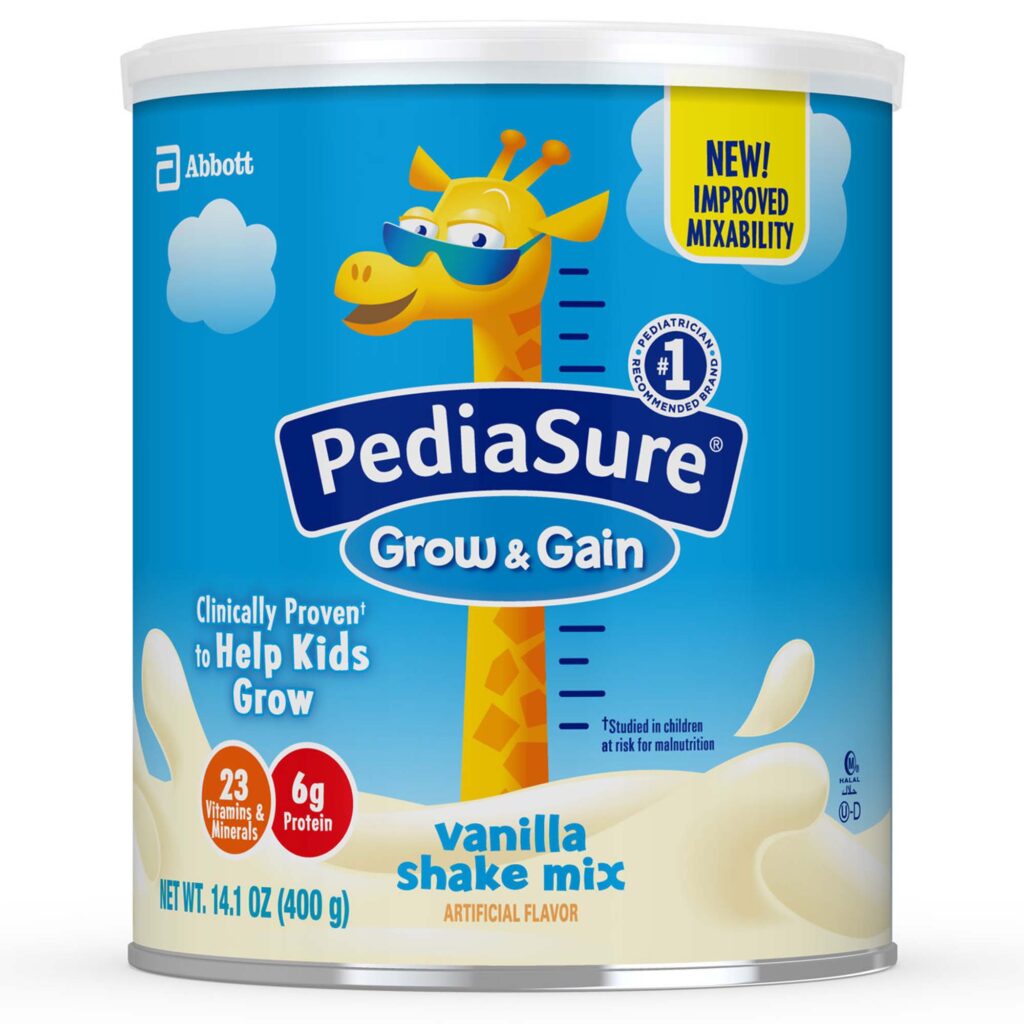 PediaSure Grow & Gain Shake Mix Vanilla by Abbott – Pediatric Oral ...